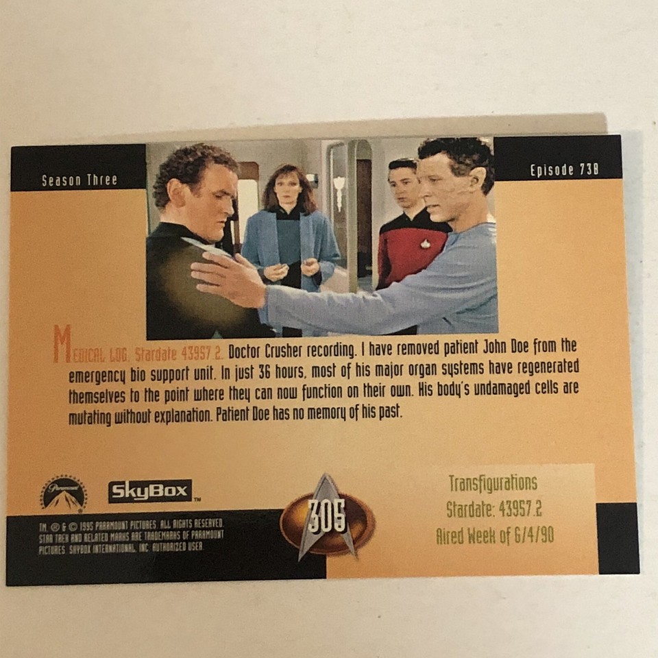 Star Trek TNG Trading Card Season3 #305 Levar Burton | eBay