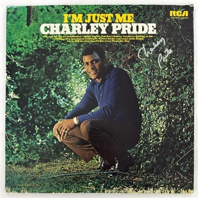 Charley Pride Signed Autograph Album Vinyl Record LP - I'm Just Me w ...