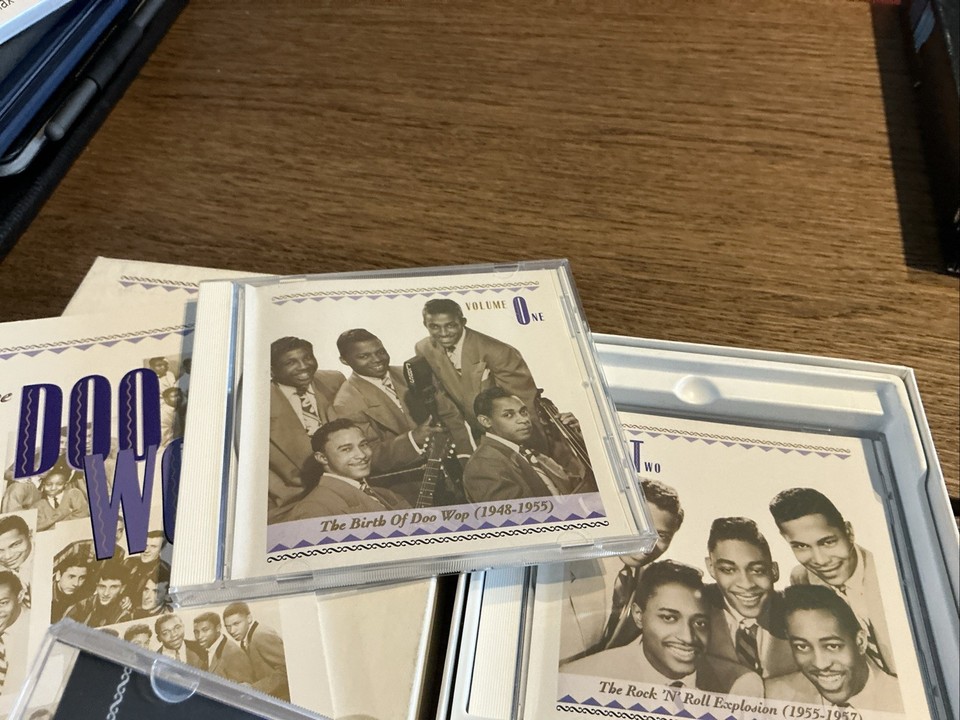 The Doo Wop Box CD Box Set Rhino 71463 Complete w/Box, Booklet & 4 CDs ...