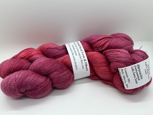Miss Babs Alpacacita Yarn For Arts And Crafts DIYs Pink/Magenta Colored ...
