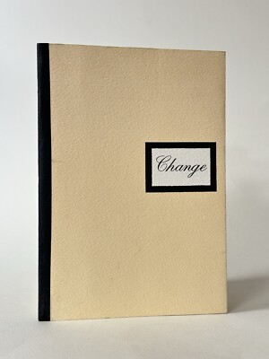 Change, Craig Raine. George Hardie. 1995 1st Edition Limited Ed ...