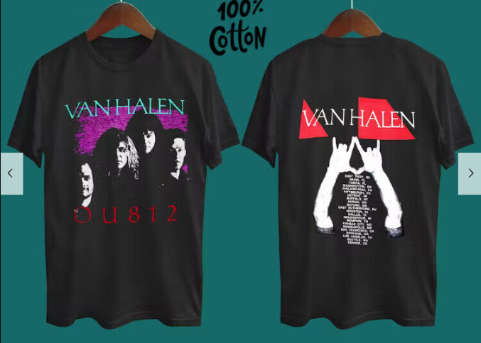 1988 Van Halen OU812 Tour T-Shirt S-5XL | eBay