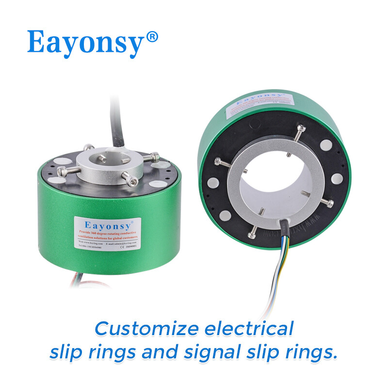 Eayonsy Hole 50MM Rotating Slip Ring Metal Rotor Durable Sturdy 6/12 ...