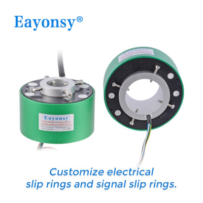 Eayonsy Hole 50MM Rotating Slip Ring Metal Rotor Durable Sturdy 6/12 ...