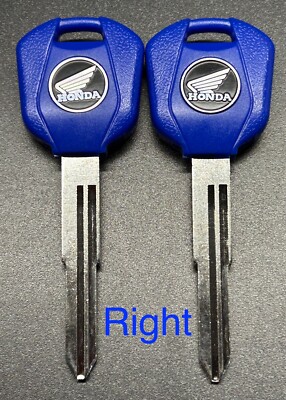 2 Key Blanks Honda Super Hawk Bird ST1000 ST1100 ST1300 VFR1000 VFR VTR ...