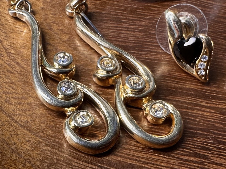 Joblot Costume Jewellery Gold Țone Earrings Bowl Not Included | eBay UK