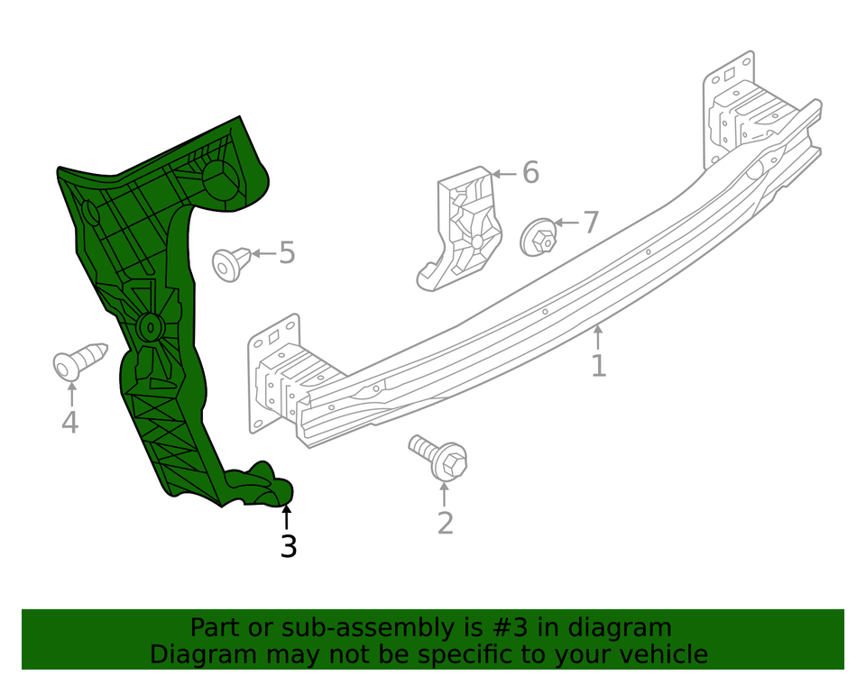 Genuine Audi Side Retainer 83A-807-453-A | eBay