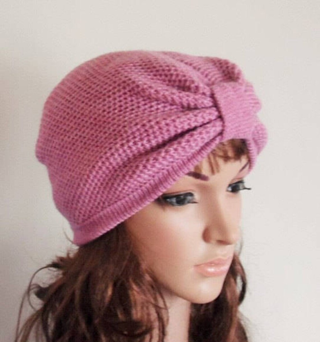 Knitted Turban Pattern Twisted Knit Turban Hat