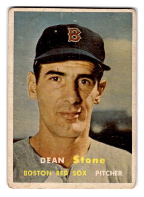 1957 Topps #381 Dean Stone Boston Red Sox | eBay