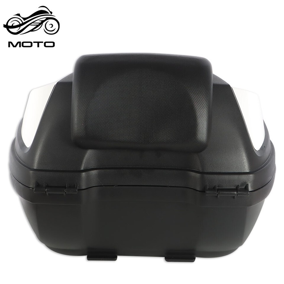 White Motor Trunk Scooter Tour Tail Box Luggage Top Lock Storage ...