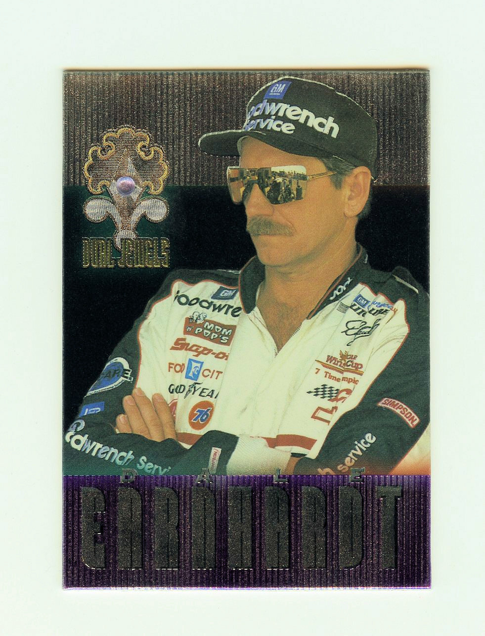 1996 Crown Jewels Elite - Dual Jewels Amethyst #DJ1 Jeff Gordon, Dale ...