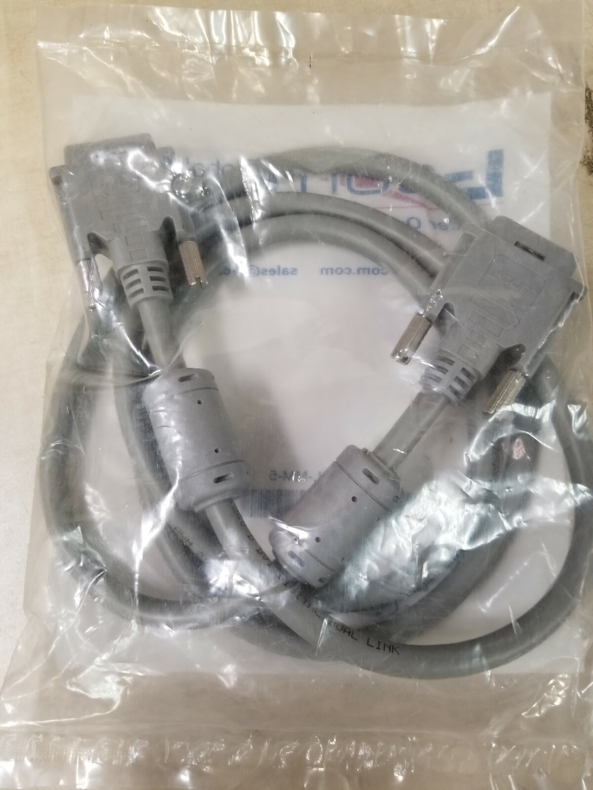 L-COM CTLDVI-DL-MM-5 PREMIUM DVI-D DUAL LINK DVI CABLE MALE 5 FT ...