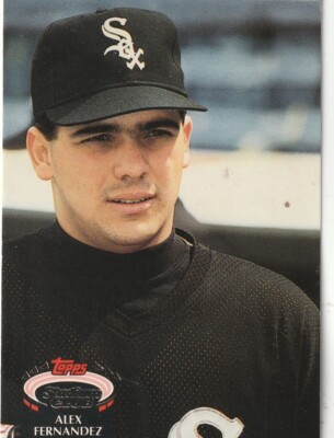 FREE SHIPPING-MINT-1992 Topps Stadium Club Alex Fernandez #467 PLUS ...