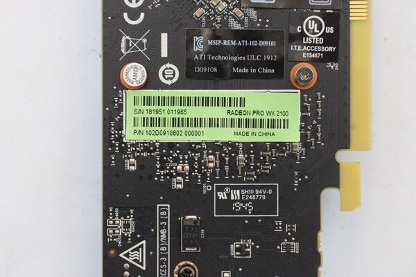 DELL AMD RADEON PRO WX 2100 GRAPHICS CARD | 0CDMJ9 | eBay