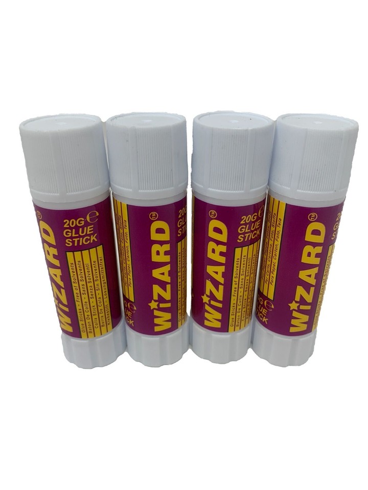 Wizard Glue Sticks Solvent Free Non-Toxic 10g 20g 40g Class Pack | eBay UK