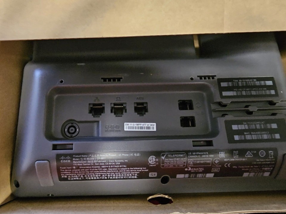 Cisco CP-8811-K9 IP VoIP Phone 8811 Series Phone NEW OPEN BOX | eBay