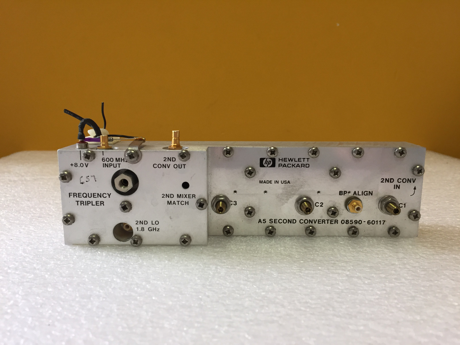 HP / Agilent 08590-60117 Second Converter. For 8590L, 8591E Analyzers ...