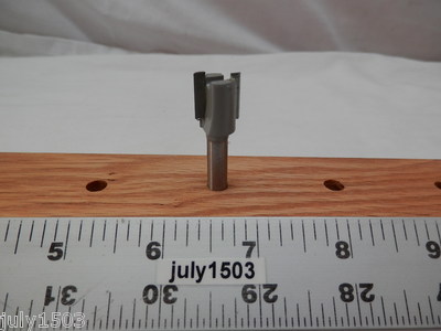 (1) NEW 1/2" D Hinge Mortising Carbide Tipped Router Bit 1/4" Shank qw ...