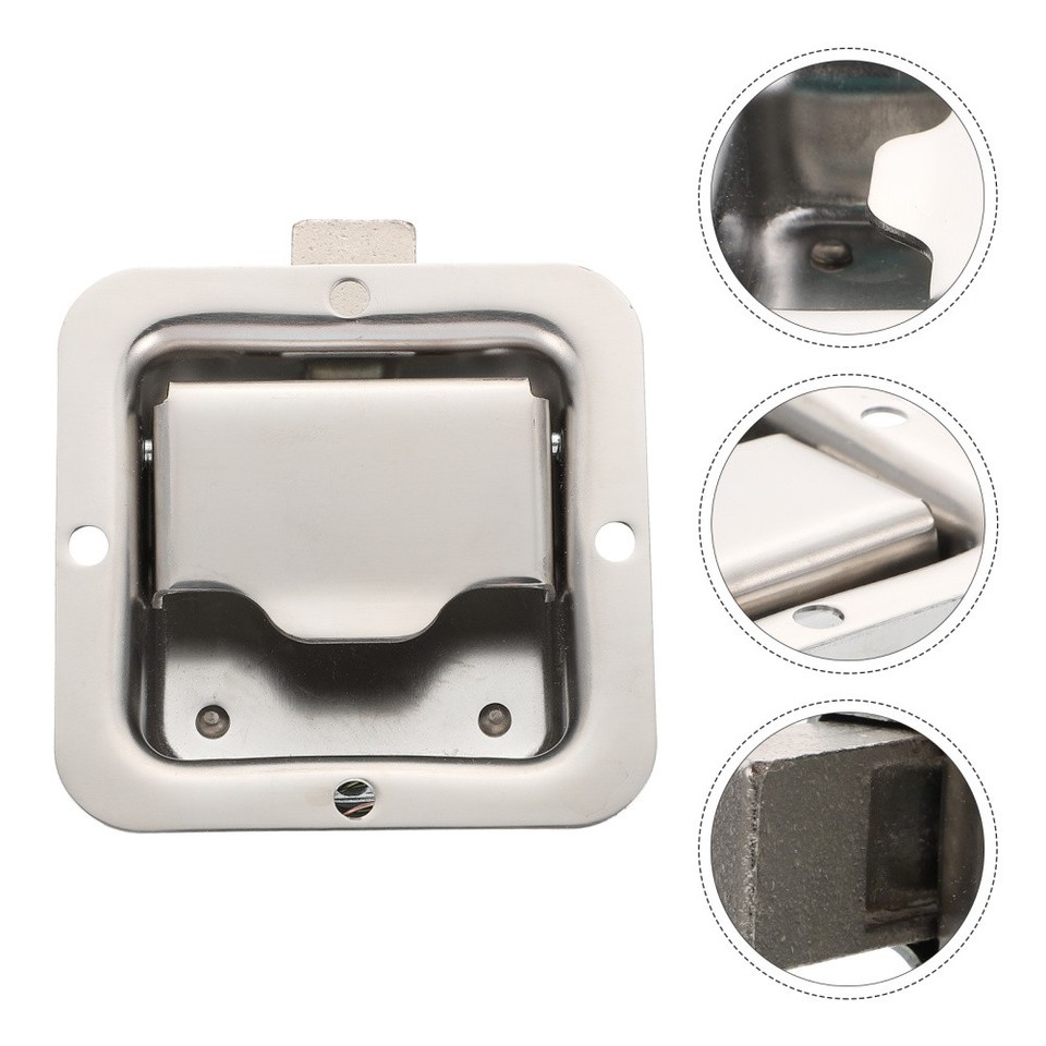 1Pc Stainless Steel Drawer Lock Collision Lock Paddle Handle Lock ...