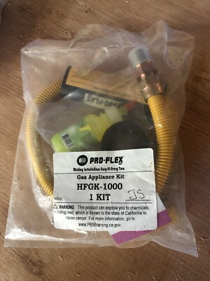Pro-Flex HFGK-1000 Gas Appliance Installation Kit Natural or LP Gas ...