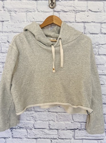 Copper Key | Crop Sweatshirt Hoodie Size XL Beige Boxy Relaxed Fit | eBay