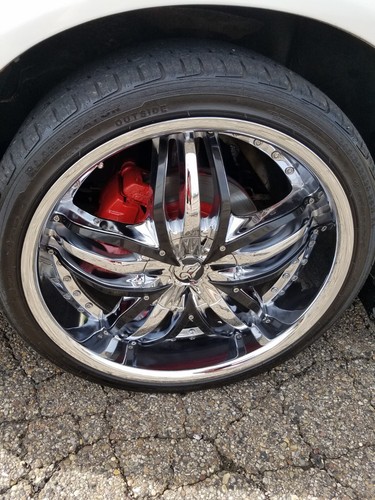 20 inch 20x8.5 DIABLO ANGEL Chrome wheel rim 5x110 +35 | eBay