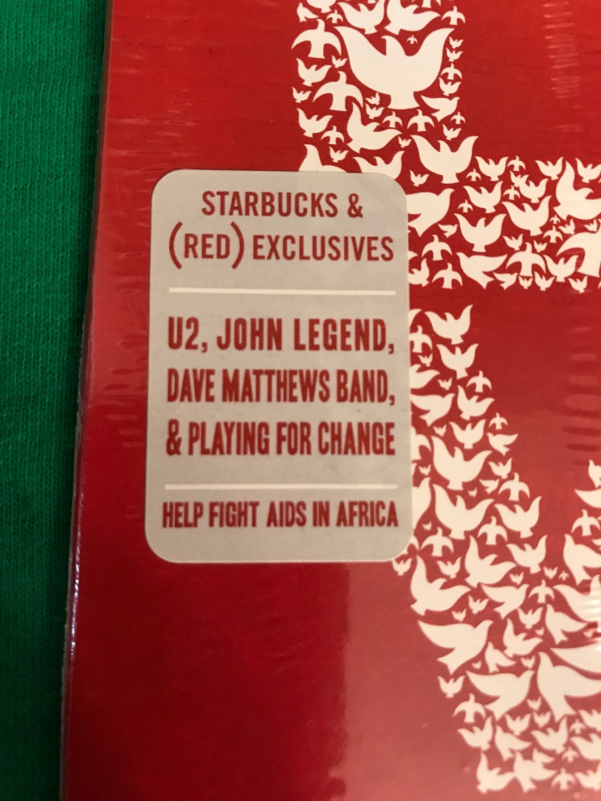 ALL YOU NEED IS LOVE CD STARBUCKS CD Sealed U2 Dave Matthews Band John ...