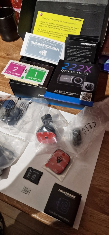 Nextbase 222X Full HD Front and Rear Dash Cam with 128gb SD Card ...