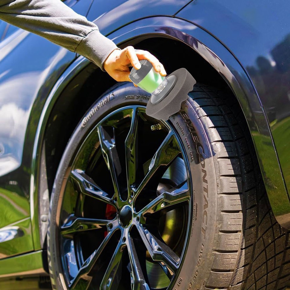 ExoForma Flow Tire Shine Applicator | Reusable Car & Truck Dressing ...