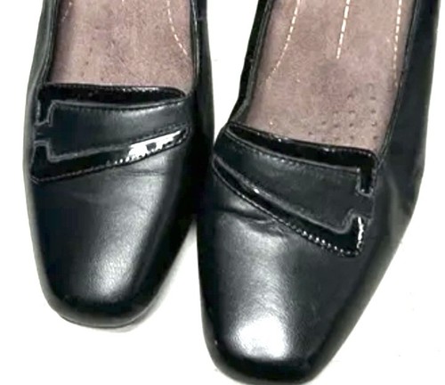 Clarks Womens Size 10 Shoes Levee Delta Black Leather Free Shipping ...