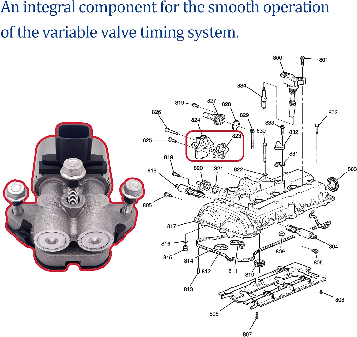 Oil Control Valve for 2014, 2015 Chevrolet Impala Malibu 2.5L l4 GAS ...