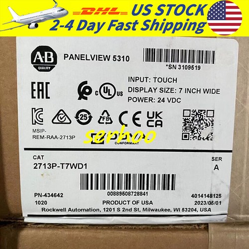 New Original 2713P-T7WD1Sealed PanelView 5310 Graphic Terminal ...