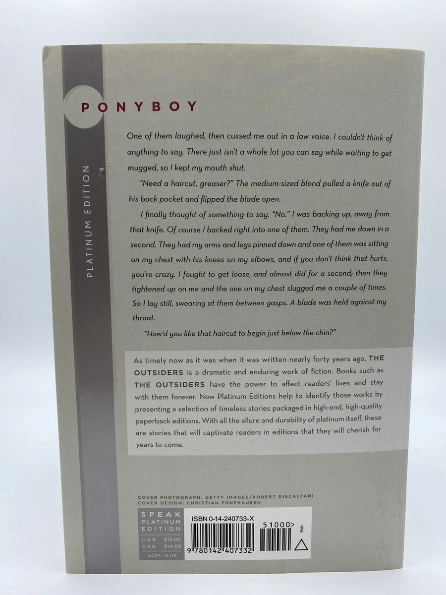 The Outsiders Back Cover