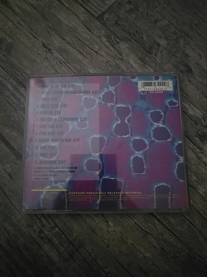 Technotronic Featuring Ya Kid K – Pump Up The Jam - The Album Audio CD ...