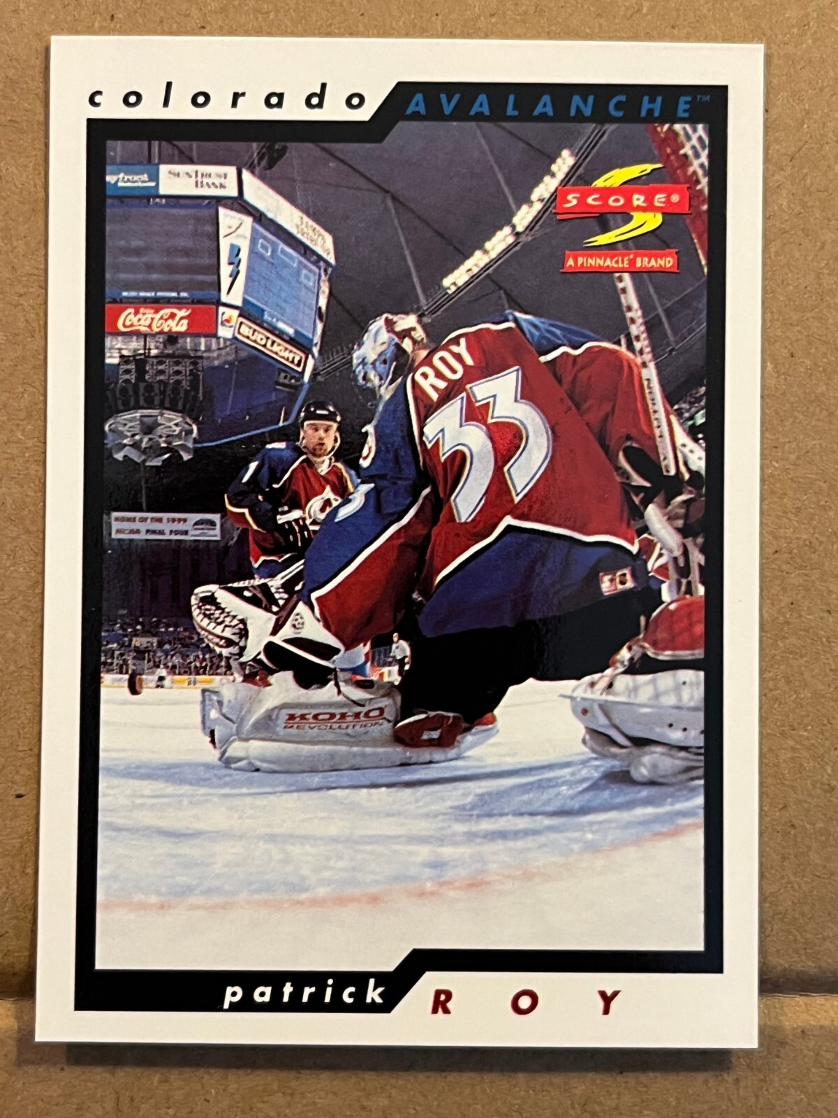 1996-97 SCORE - PATRICK ROY AVALANCHE #1 | eBay