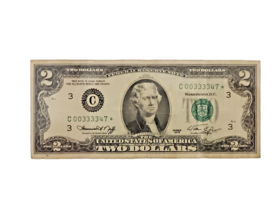 1976 $2 bill Star note w/ Sequence Serial Numbers | eBay