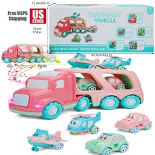 NavyStar Car TRANSPORTER Carrier Toy Truck Sounds With Lights 12m for ...