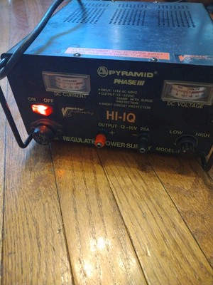 VINTAGE PYRAMID PHASE 3 PS-25 POWER SUPPLY SLOT CAR WORKS | eBay