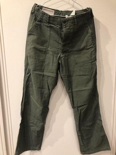Engineered Garments American Made Olive Green Work Pants | eBay