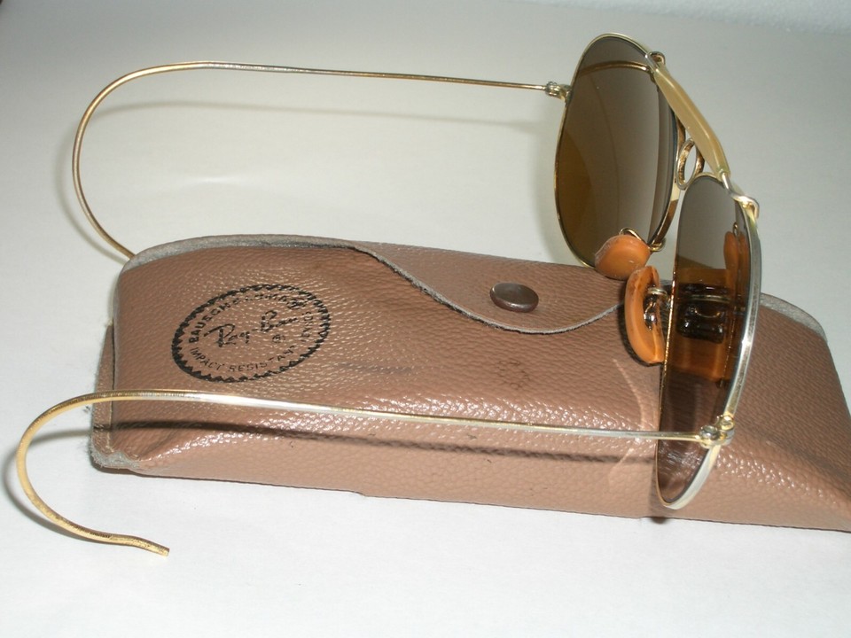 62MM VINTAGE B&L RAY-BAN B15 TOP GRADIENT GEP MIRROR SHOOTING AVIATOR ...