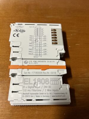 Beckhoff EL1808 PLC Module 8 x Digital Input In Excellent Condition | eBay