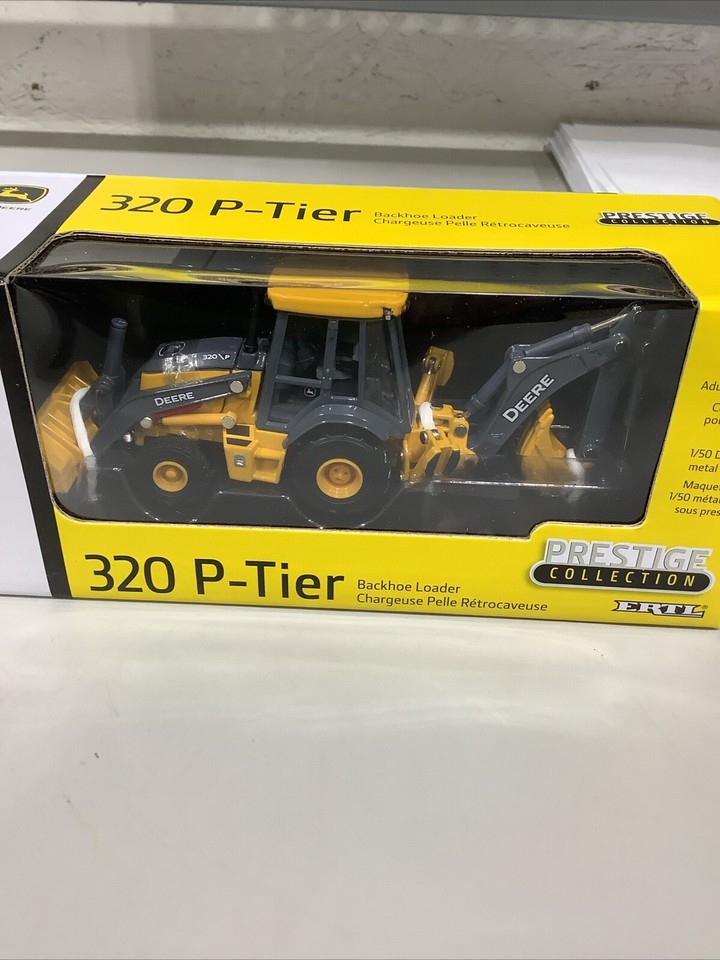LP84535 John Deere ERTL 1/50 320 P-Tier Backhoe Loader Prestige ...