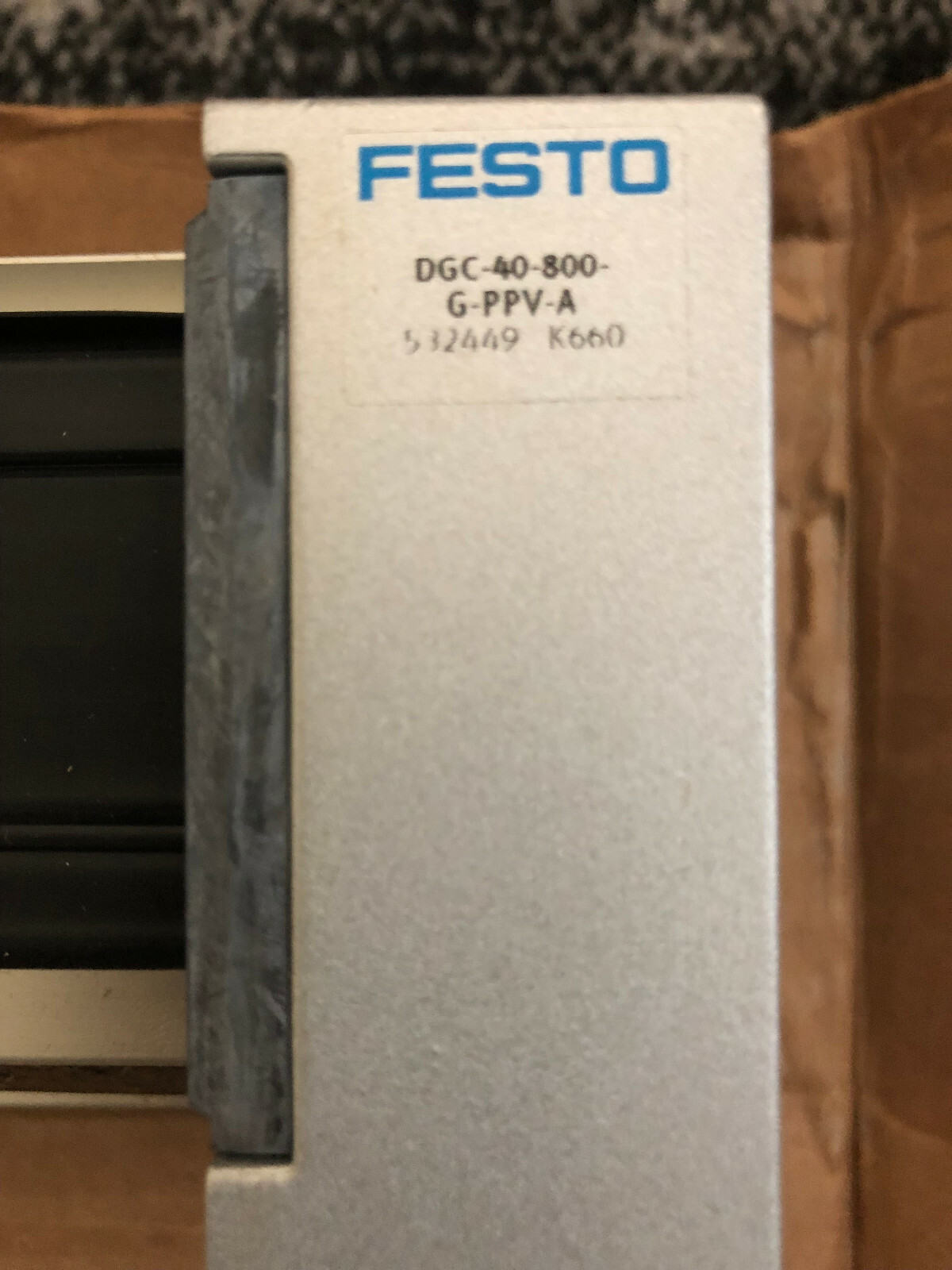 Festo DGC Pneumatic Linear Drive Actuator DGC-40-800-G-PPV-A for sale ...