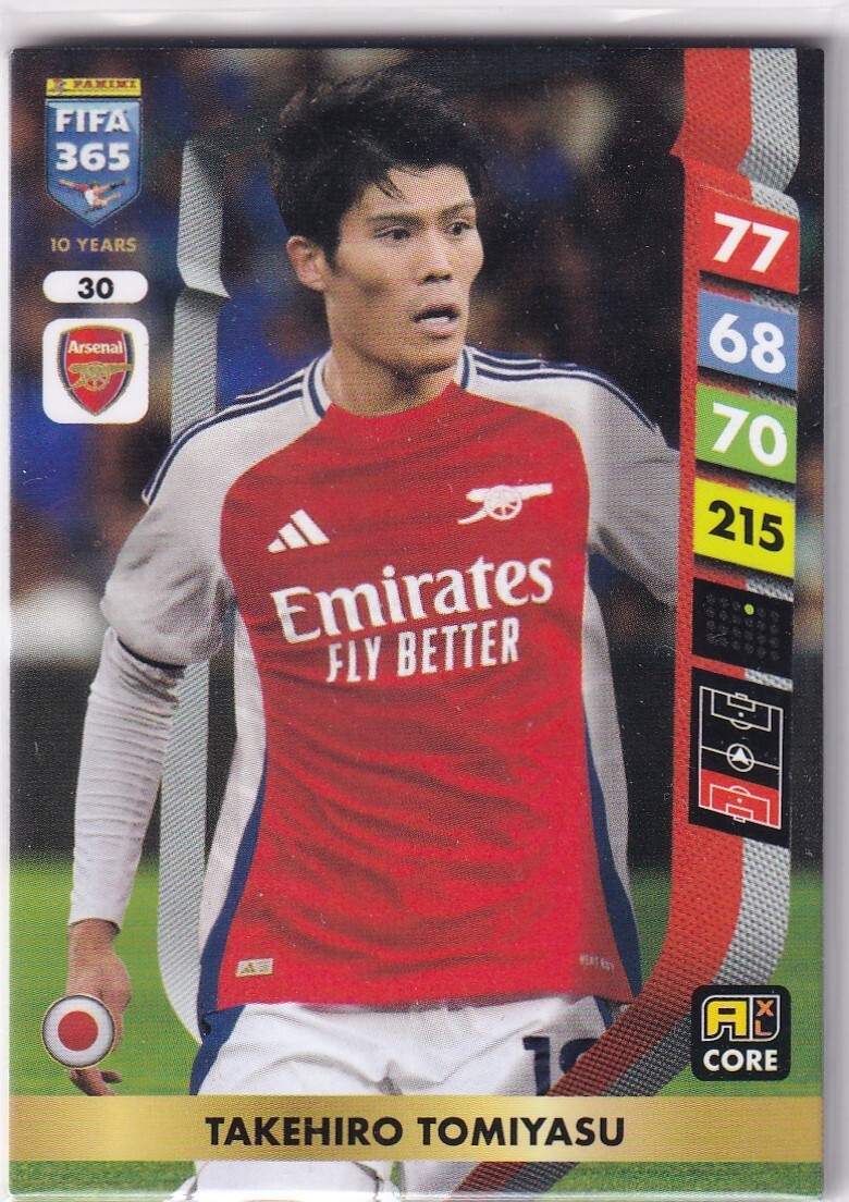 Panini Adrenalyn XL Fifa 365 2025 Numéro 30 Takehiro Tomiyasu | eBay