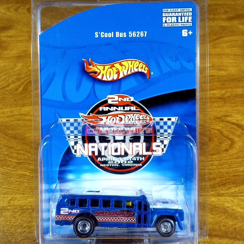 Hot Wheels RLC 2nd Collectors Nationals Redline S'Cool Bus 1 of 4000 ...
