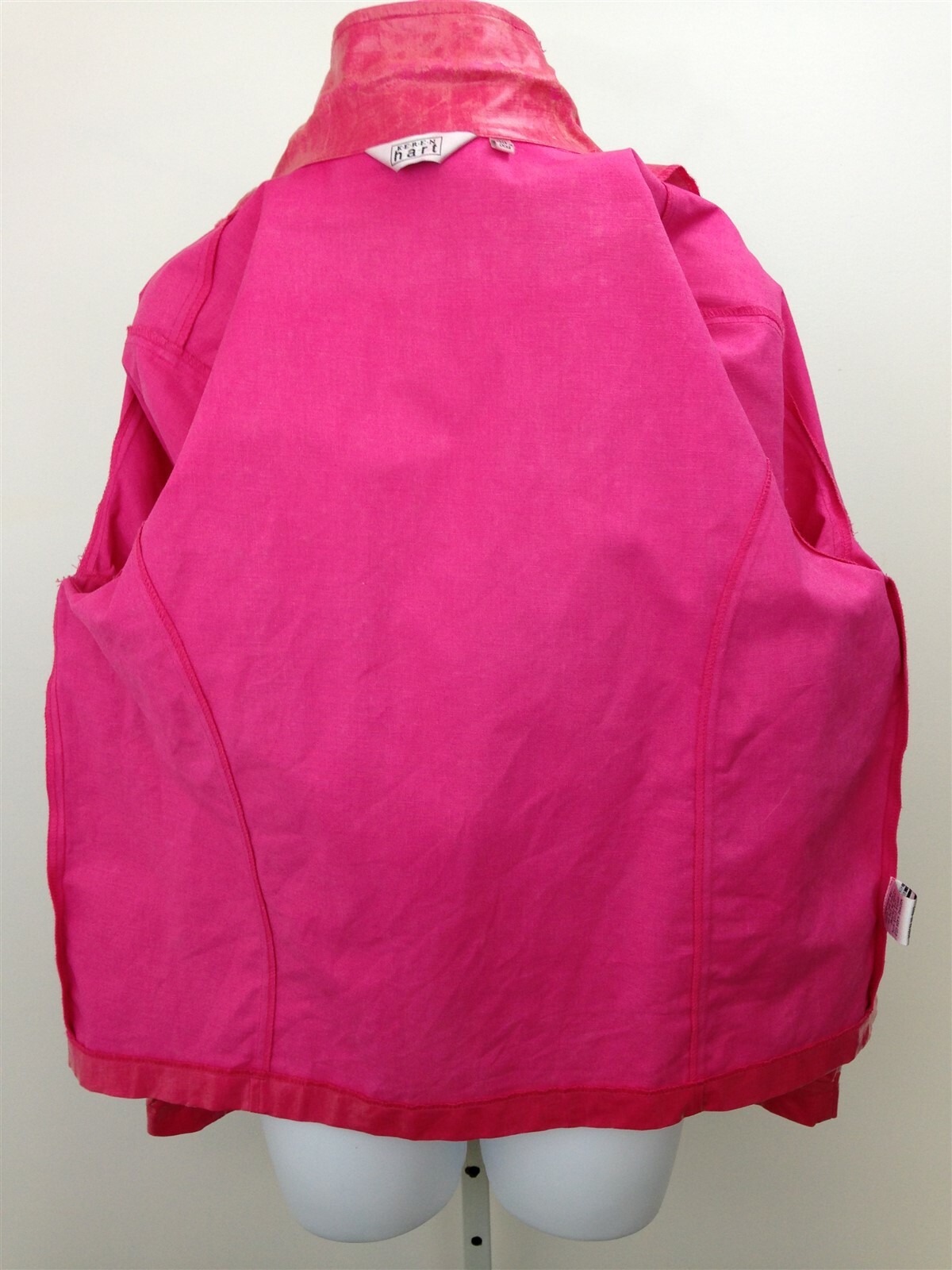 Vintage Hot Pink Bubble Gum Neon Pink Womens Vinyl Ja… - Gem