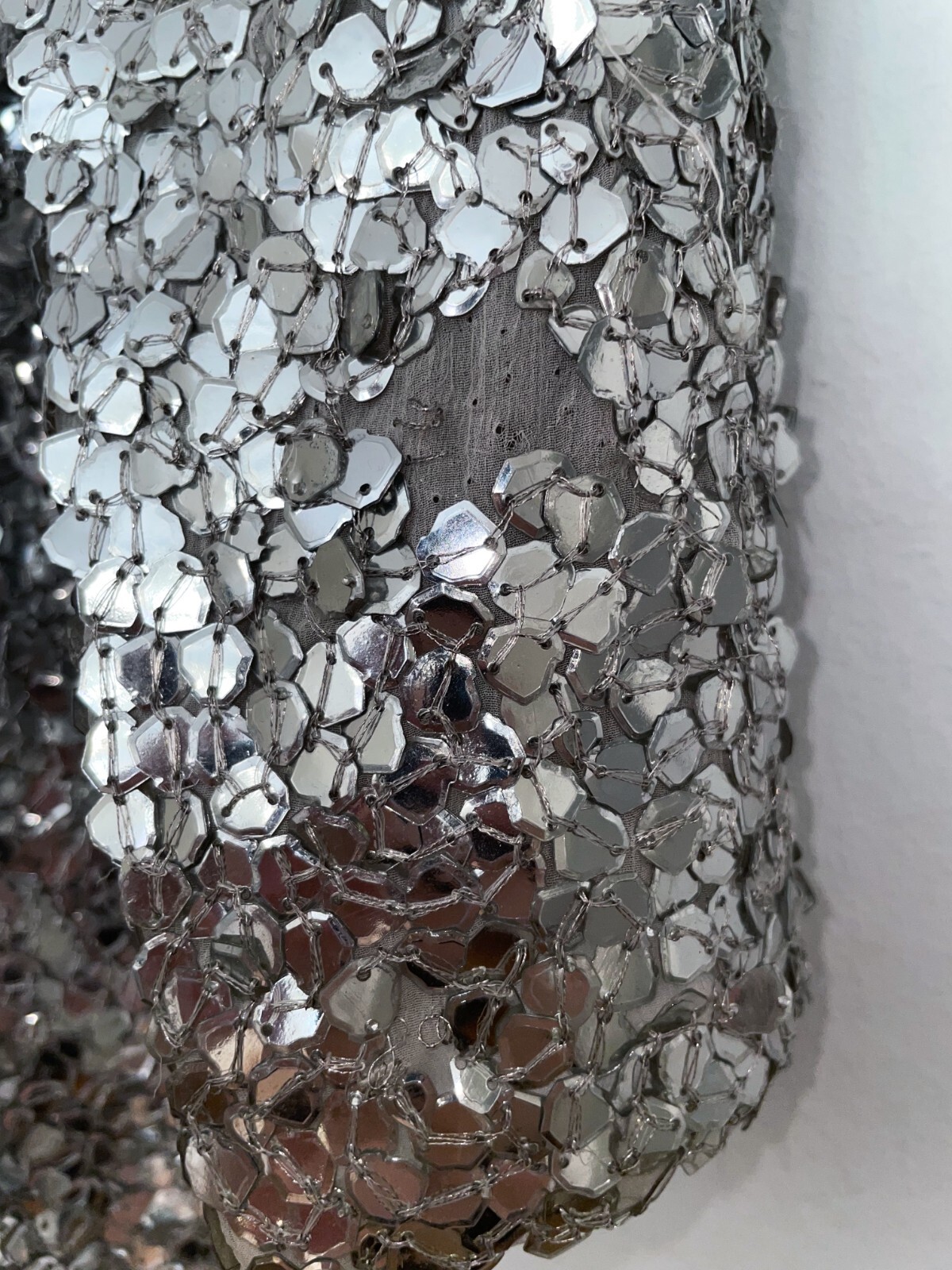 BALMAIN S/S2008 AMAZING RUNWAY SILVER SEQUIN TOP / DRESS *RARE* | eBay