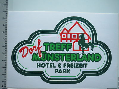 Aufkleber Sticker Dorf Münsterland - Ereizeitpark (S1522) | eBay