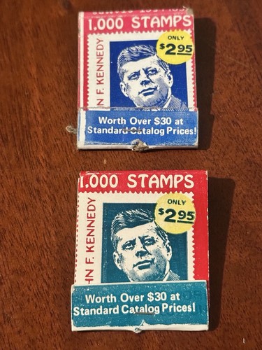 Vintage Matchbooks Lot of 2 John F Kennedy JFK 1000 Stamps Coupon ...