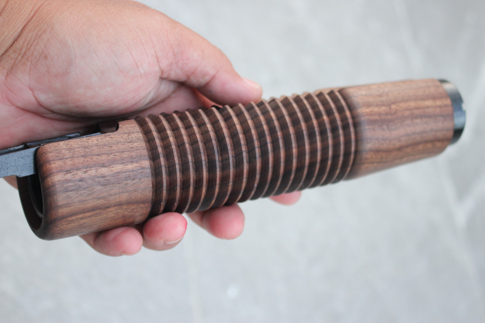 MOSSBERG 500 FOREND WOODSTOCK GRIPS FIT 12 GA OIL FINISHES WALNUT WOOD ...